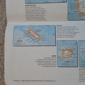 Other | Vintage 1981 Map Of The West Indies | Poshmark